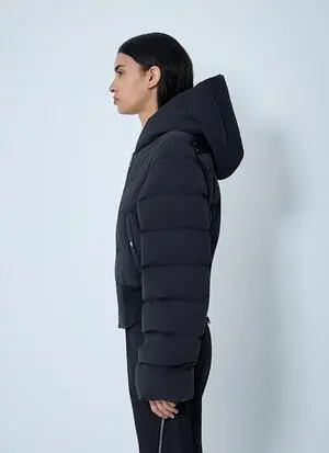 Rick Owens Hooded Down Jacket - Black