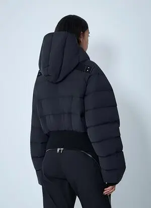 Rick Owens Hooded Down Jacket - Black