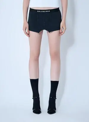 Balenciaga Cut-off Brief Mini Skirt