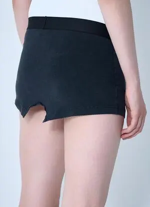 Balenciaga Cut-off Brief Mini Skirt