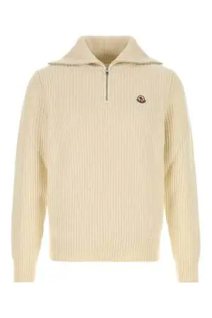 Moncler Virgin Wool Sweater - White