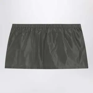 Miu Miu Tela Tec Miniskirt With Front Pocket