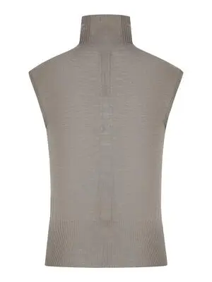 Rick Owens Turtle Knitted Top - Gray