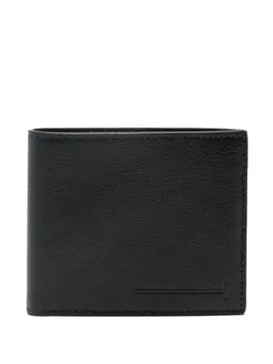 TOM FORD Supple Grained Leather Elongated T Line Classic Bi-fold Wallet - Black