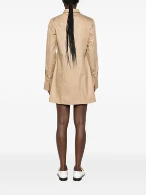 Celine Button Fastening Dress - Multicolor
