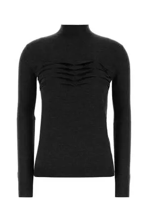 JIL SANDER JIL SANDER Wool Blend Sweater Gray