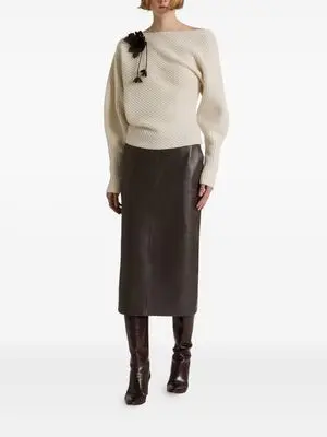 Alberta Ferretti Wool And Cashmere Sweater