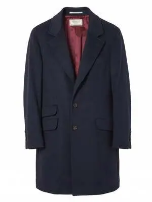 Brunello Cucinelli Wool Overcoat - Multicolor