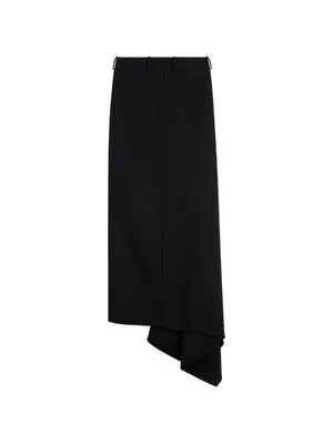 Givenchy Wool Long Skirt