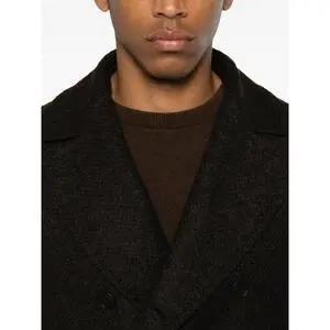 Tagliatore Textured Double-breasted Coat