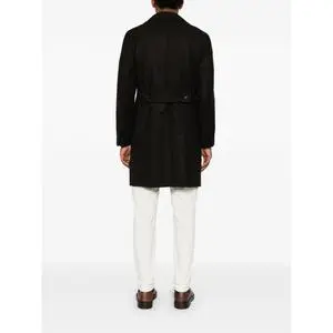 Tagliatore Textured Double-breasted Coat