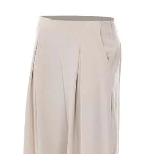 Max Mara Silk Blend Trousers - Cream