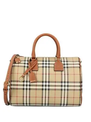 Burberry Check Bowling Bag - Multicolor