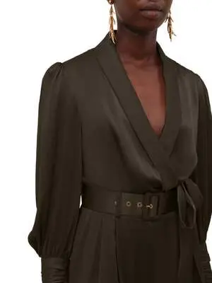 Zimmermann Silk Wrap Top