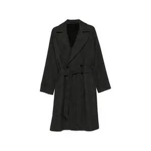 Tagliatore Grey Coats Double Breasted Coats - Gray