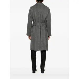 Tagliatore Grey Coats Double Breasted Coats