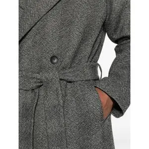 Tagliatore Herringbone Double-breasted Coat