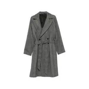 Tagliatore Herringbone Double-breasted Coat - Gray