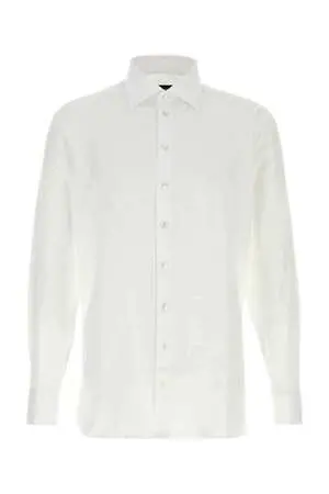 Giorgio Armani White Cotton Shirt - Multicolor