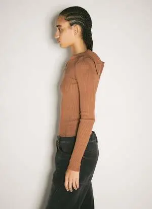 Y/project Pinched Shoulder Rib Sweater