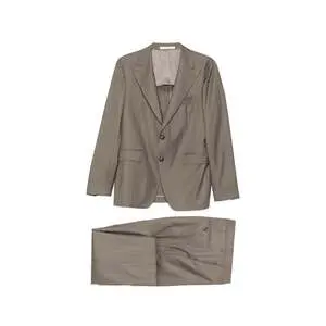Tagliatore Suits Single Breasted Suits - Brown