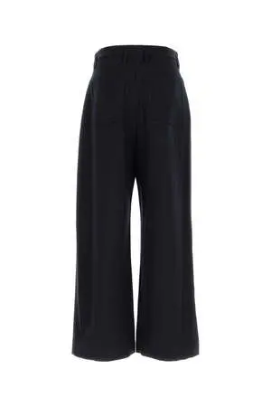 Giorgio Armani Midnight Wool Wide-leg Pant
