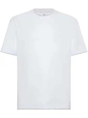 Brunello Cucinelli T-shirt With Faux-layering - Multicolor