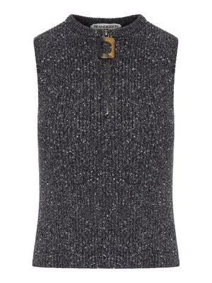 JW Anderson J.w.anderson Top Tank With Zip - Black