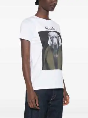 Max Mara Calca Print Short-sleeve T-shirt