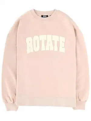 ROTATE BY BIRGER CHRISTENSEN Sweatshirt With Logo - Pink