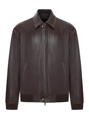 Prada Nappa Bomber Jacket - Brown