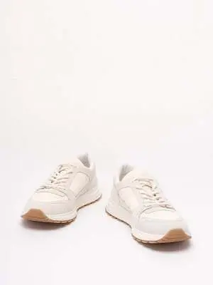 Prada Suede And Fabric Sneakers