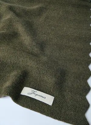 Jacquemus Le Chale Chevron Scarf