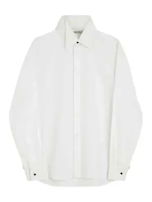 Phoebe Philo Cotton Tuxedo Shirt - White