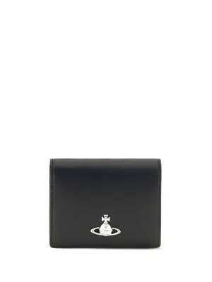 VIVIENNE WESTWOOD Orb Leather Wallet - Black