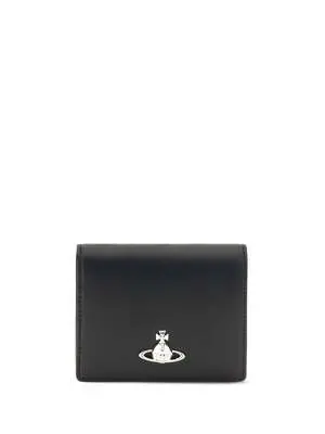 VIVIENNE WESTWOOD Orb Leather Wallet - Black
