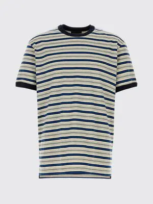 Prada Striped Cotton T-shirt - Cream