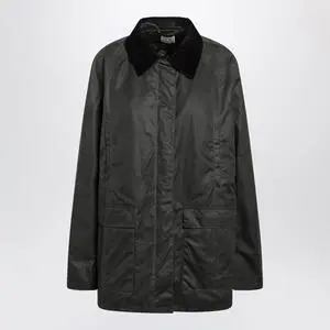 TOTEME Forest Waxed Cotton Country Jacket - Green