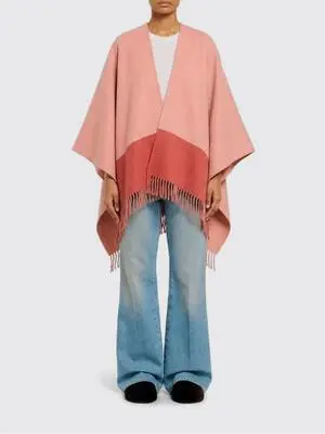 Gucci Wool And Cashmere Cape - Pink