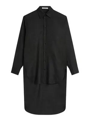 Phoebe Philo Extended Wool Shirt - Multicolor