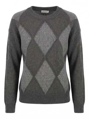 Peserico Round Neck Sweater - Multicolor