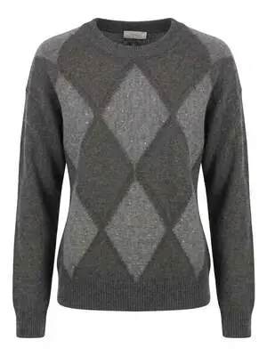 Peserico Round Neck Sweater - Multicolor