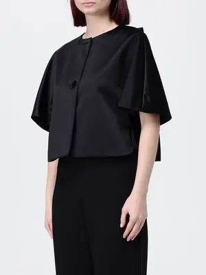 Max Mara Short Satin Jacket With Back Bow