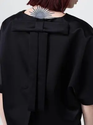 Max Mara Short Satin Jacket With Back Bow