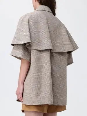 Max Mara Tartan Cotton Cape