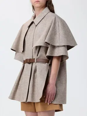 Max Mara Tartan Cotton Cape