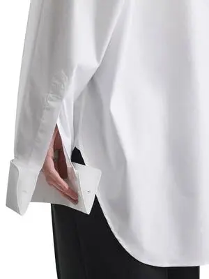 Phoebe Philo Custom Cotton Tuxedo Shirt