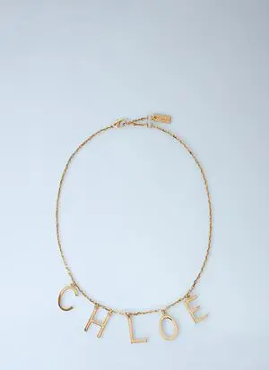 Chloé Logo Motif Necklace