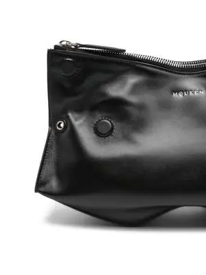 Alexander McQueen Leather Manta Clutch