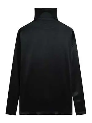 Phoebe Philo Silk Knot Neck Top - Black